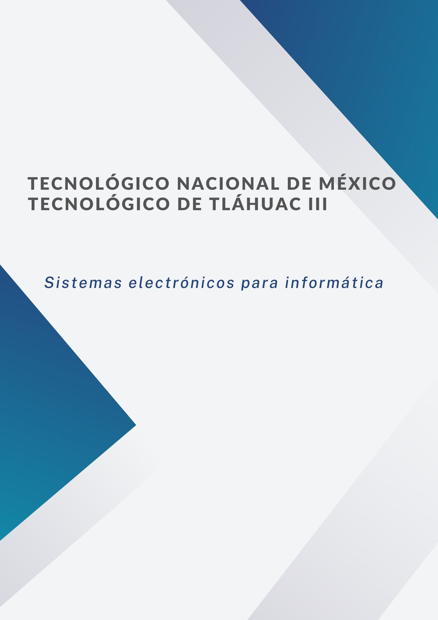 Educación a Distancia / Tecnm ITT III : Resultados de la búsqueda